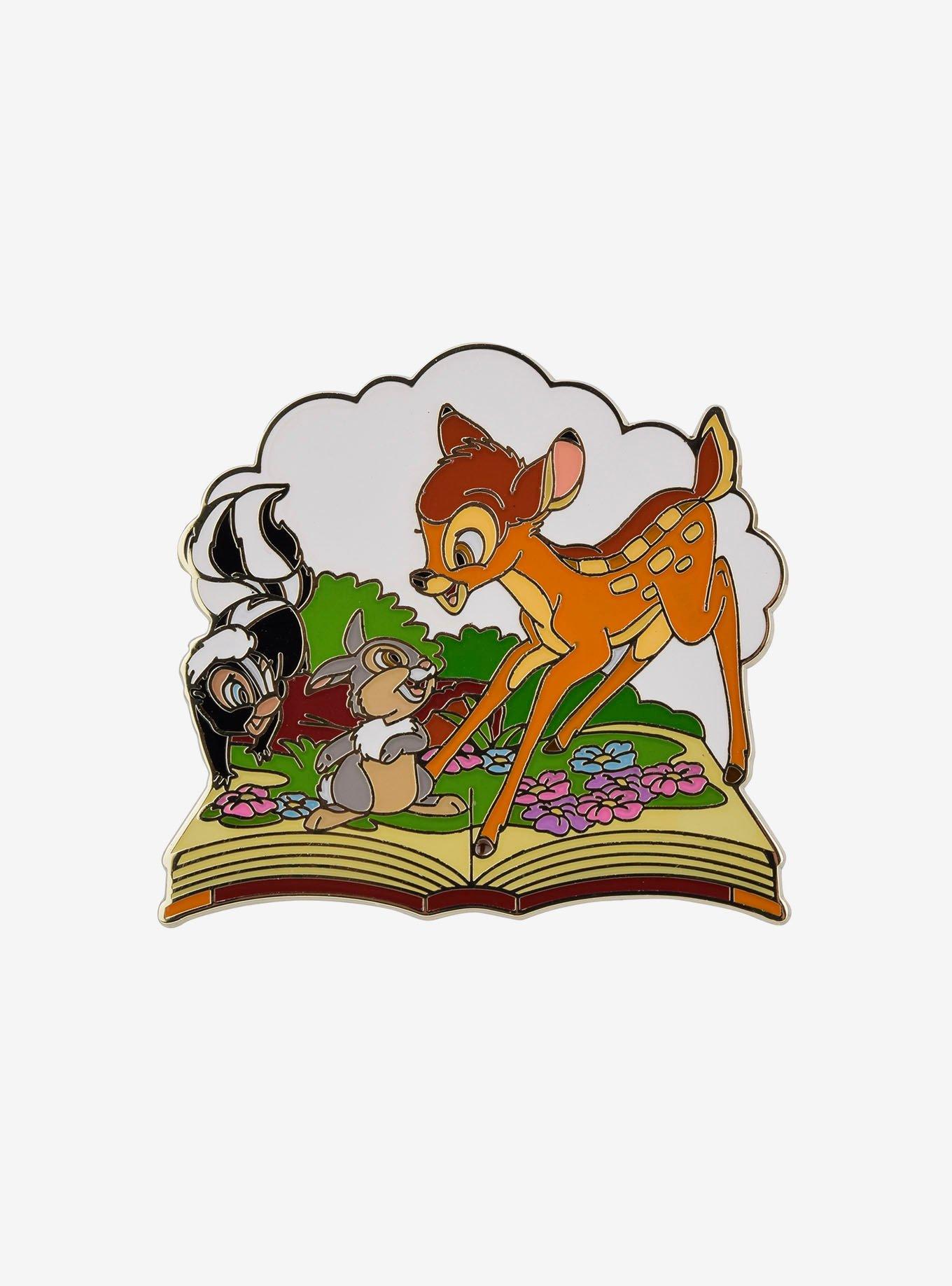Disney Bambi & Friends Floral Storybook Enamel Pin - BoxLunch Exclusive ...