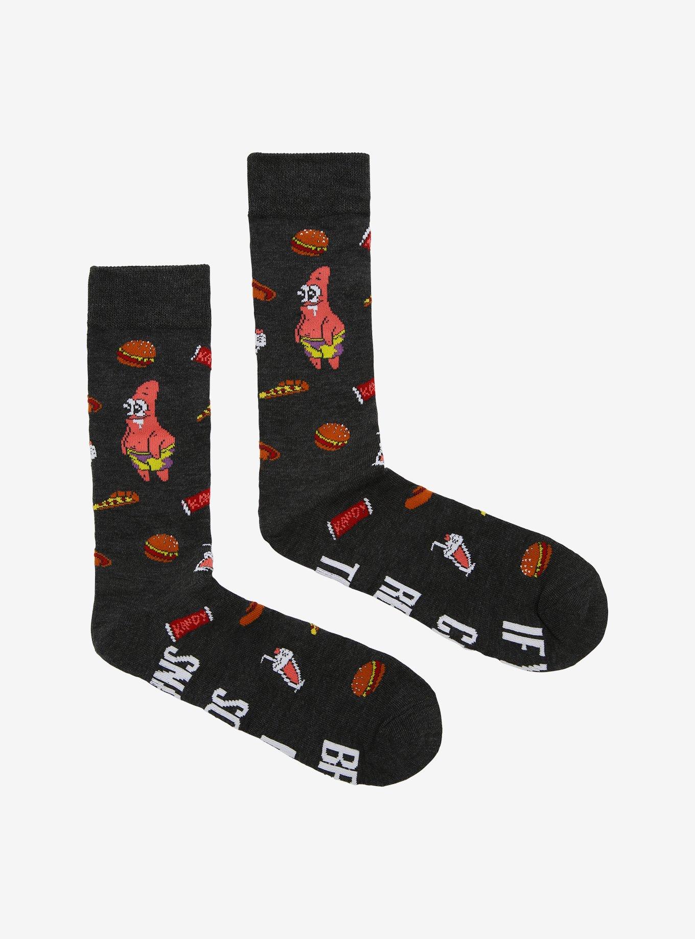 SpongeBob SquarePants Patrick Snacks Crew Socks | Hot Topic