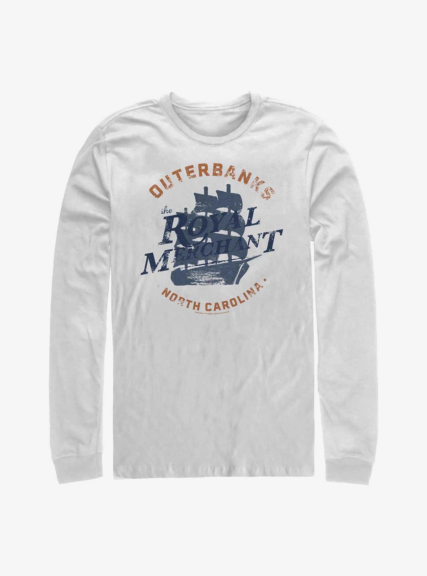 Outer Banks The Royal Merchant Long-Sleeve T-Shirt - WHITE | BoxLunch