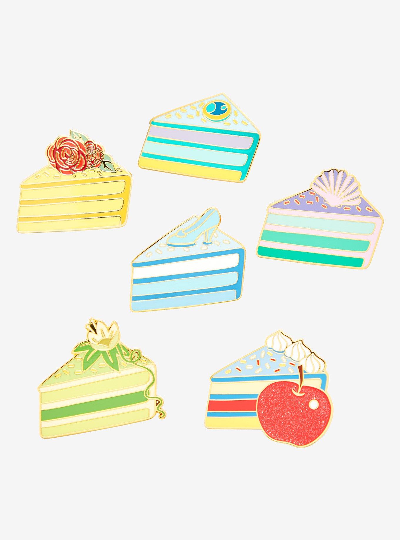 Loungefly Disney Princess Cake Slice Blind Box Enamel Pin | BoxLunch