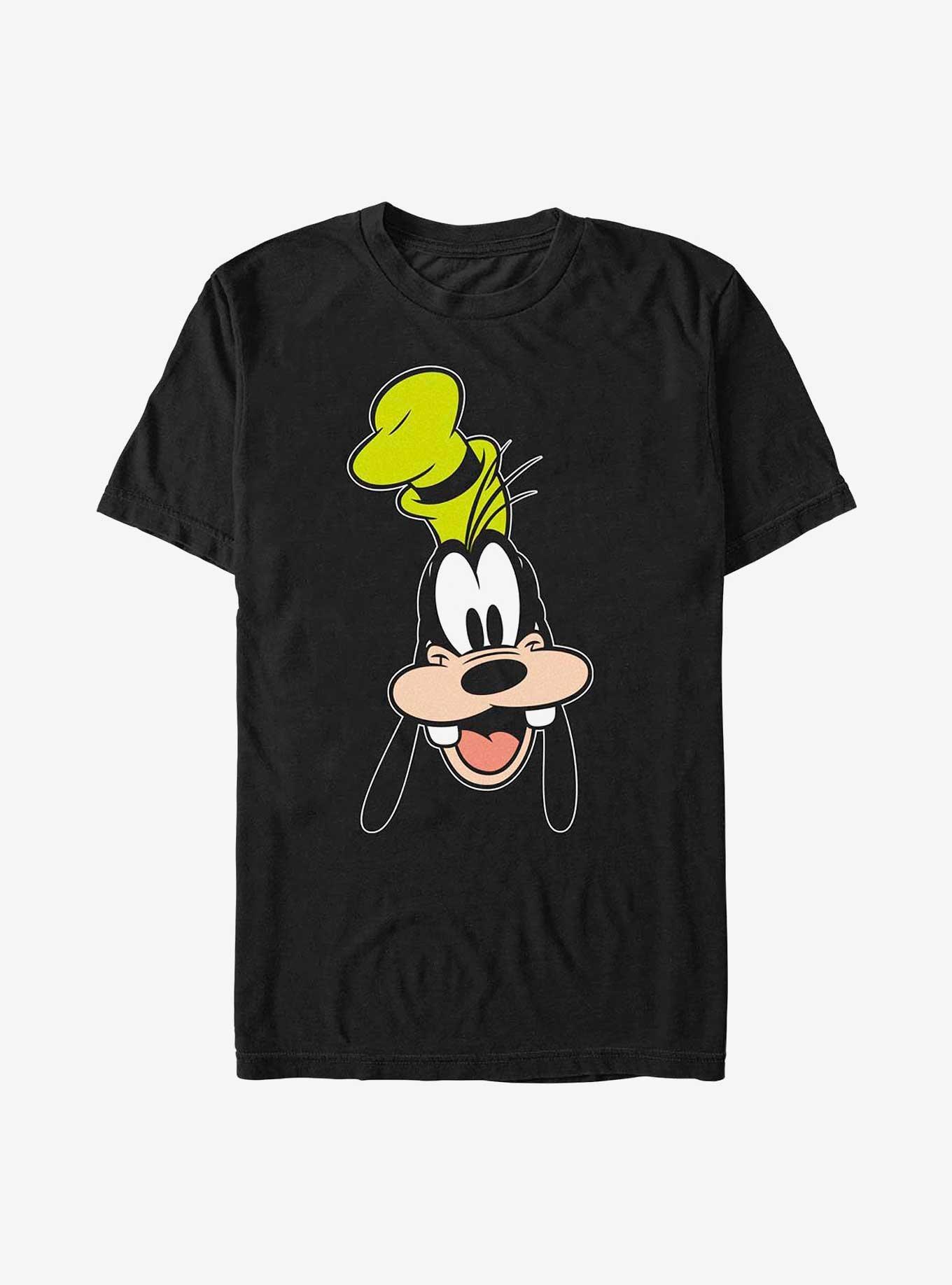 Disney Goofy Goofy Big Face T-Shirt - BLACK | Hot Topic