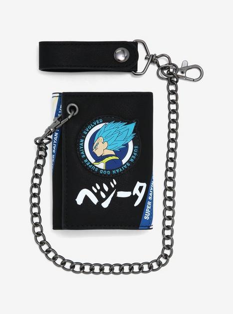 Dragon Ball Super Vegeta Trifold Chain Wallet | Hot Topic