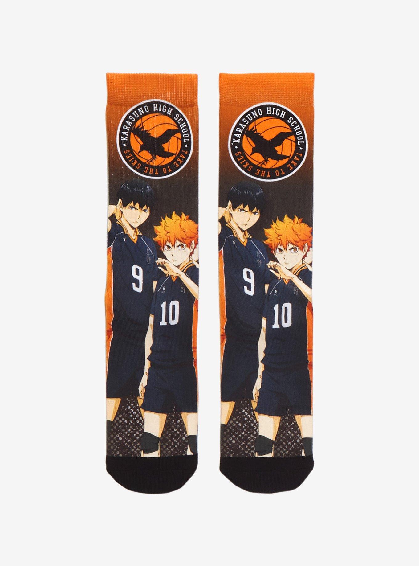 Haikyu!! Tobio & Hinata Crew Socks | Hot Topic