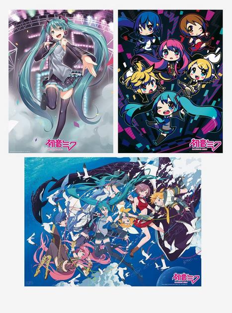Hatsune Miku 3 Pack Posters | Hot Topic