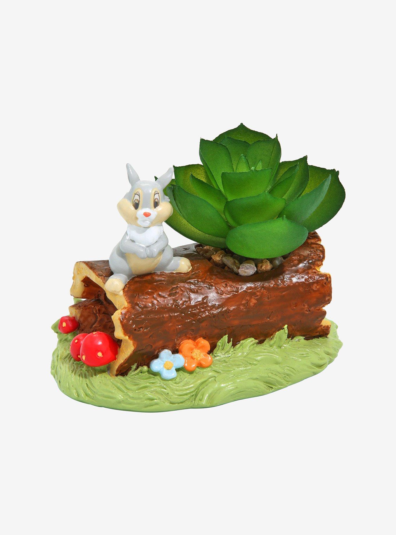 Disney Bambi Thumper & Log Faux Succulent Planter | BoxLunch