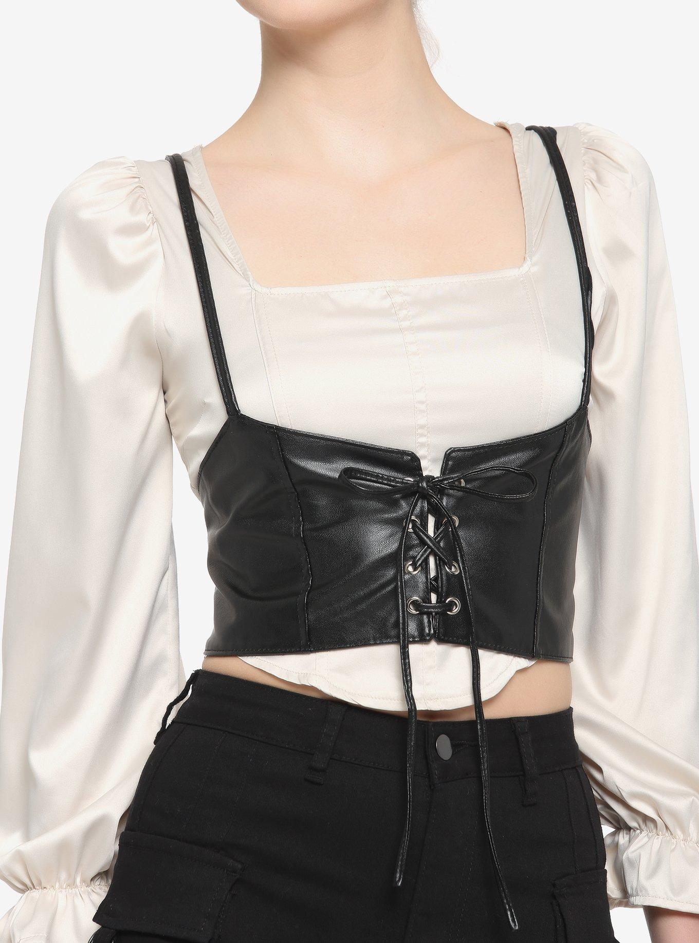 Black Underbust Corset Hot Topic