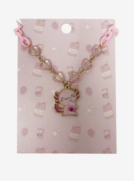 Axolotl Heart Chain Necklace | Hot Topic