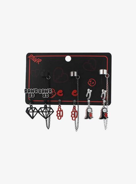 Emo Rawr XD Cuff Earring Set | Hot Topic