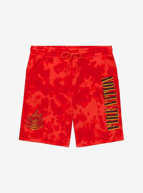 Avatar: The Last Airbender Fire Nation Tie-Dye Shorts - BoxLunch ...