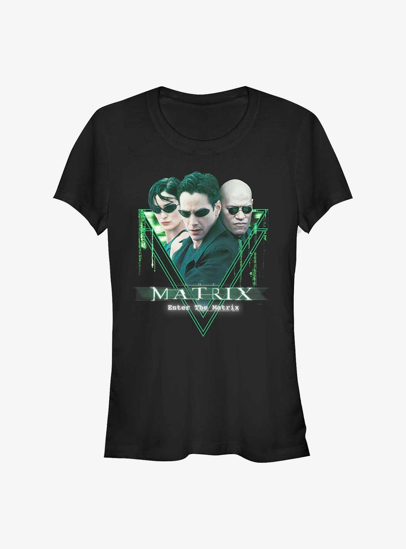 The Matrix Matrix Triangle Girls T-Shirt - BLACK | Hot Topic
