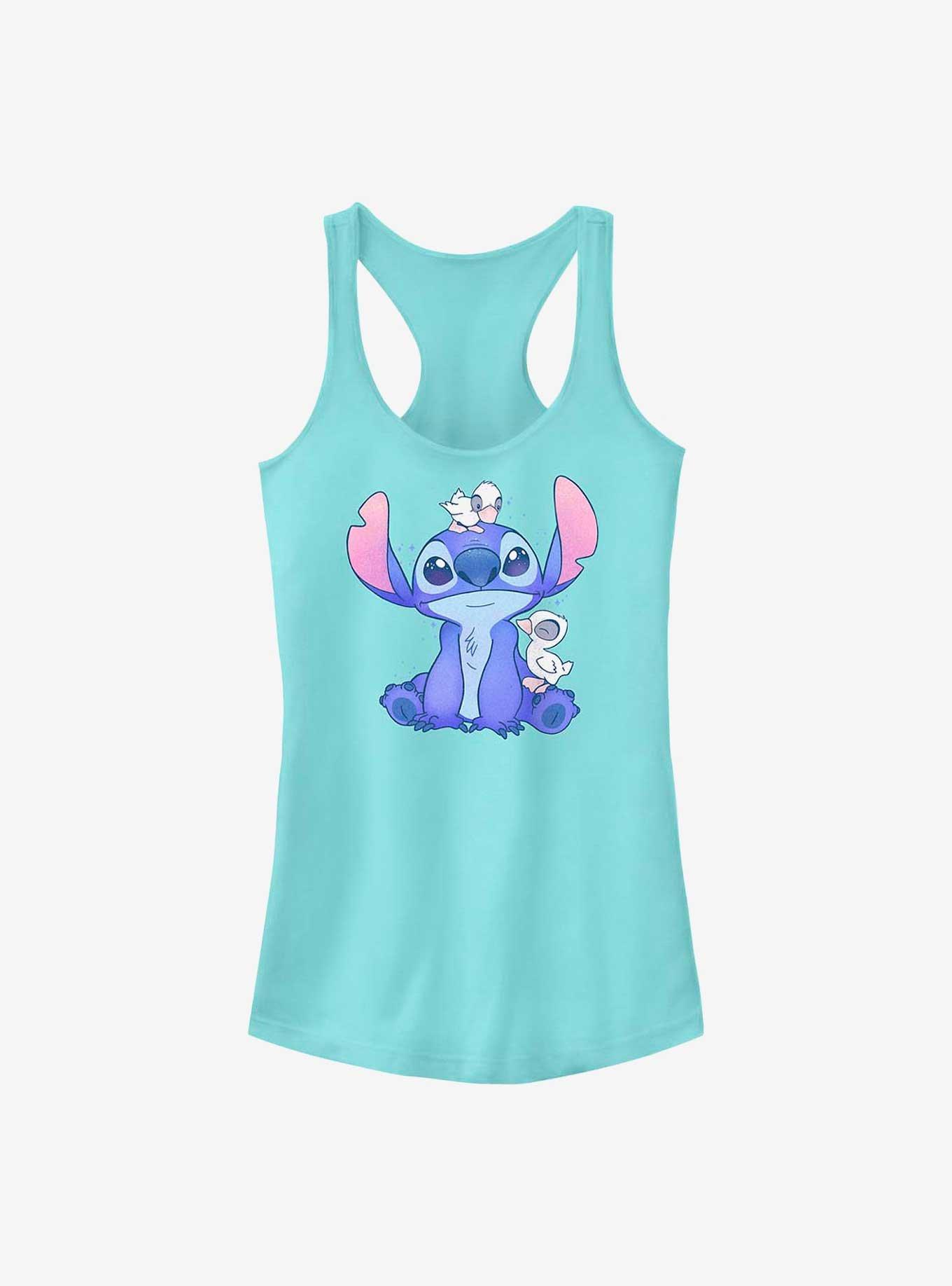 Disney Lilo & Stitch Cute Ducks Girls Tank - BLUE | Hot Topic