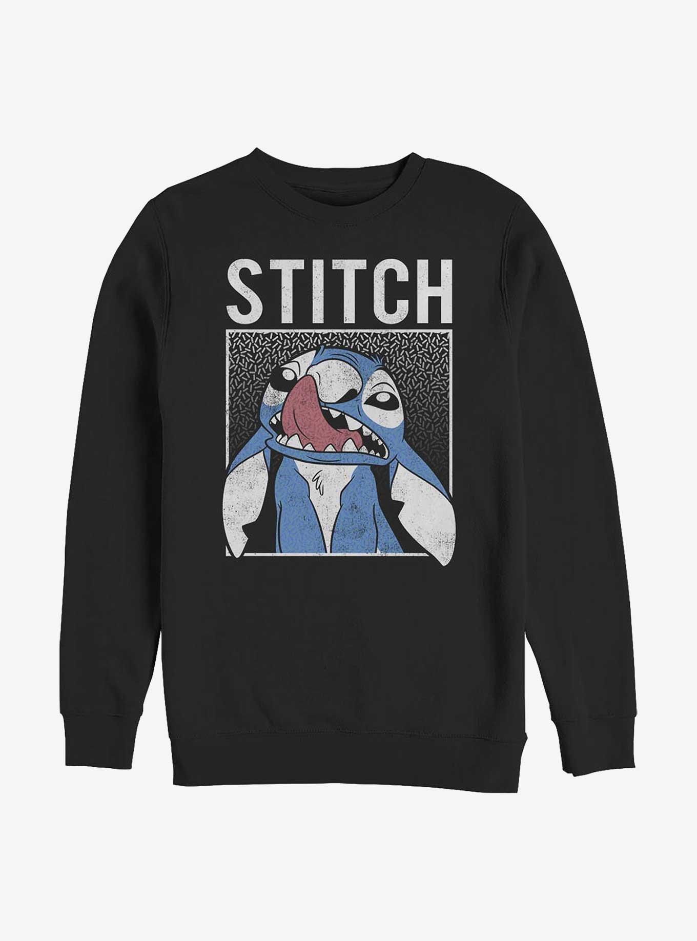 Disney Lilo & Stitch Savage Stitch Sweatshirt - BLACK | BoxLunch