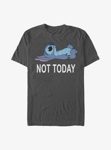 Disney Lilo & Stitch Not Today T-Shirt - GREY | BoxLunch