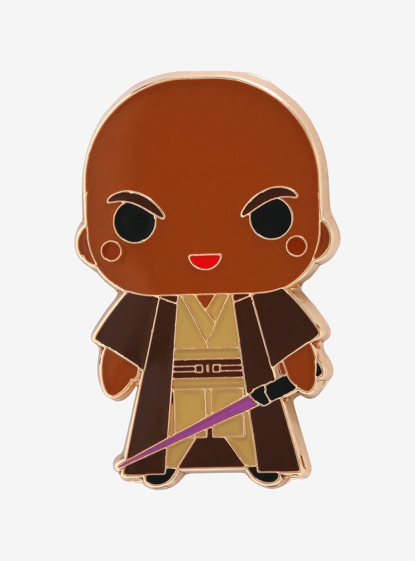 Loungefly Star Wars Chibi Mace Windu Enamel Pin - BoxLunch Exclusive ...