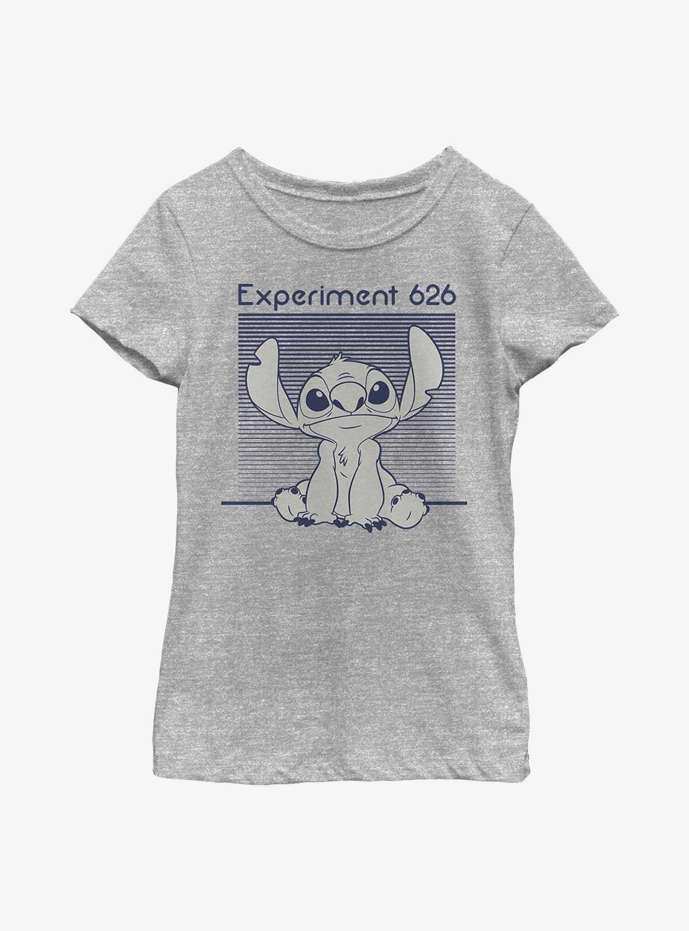 Disney Lilo & Stitch Experiment 262 Monochromatic Navy Youth Girls T ...