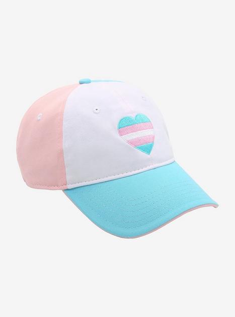 Trans Pride Flag Heart Cap | Hot Topic