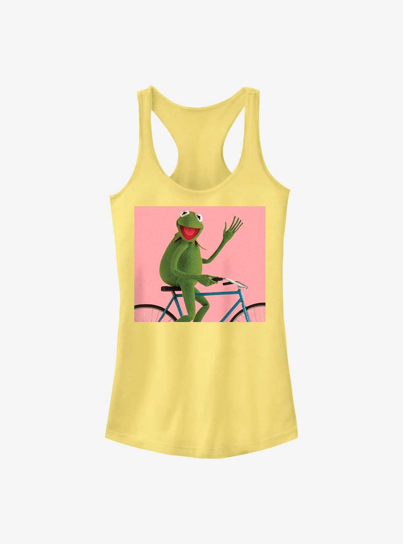Disney The Muppets Biking Kermit Girls Tank - YELLOW | Hot Topic