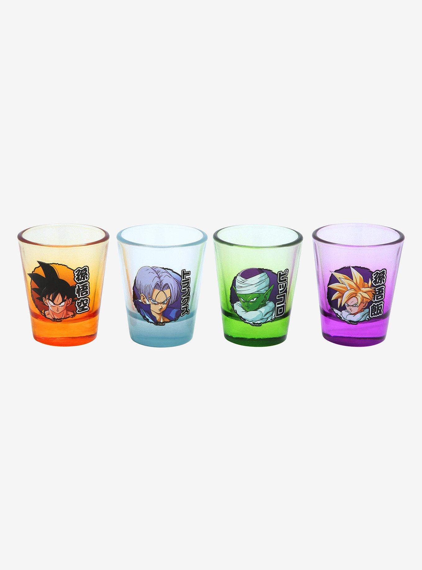 Dragon Ball Z Hero Portraits Mini Glass Set | BoxLunch