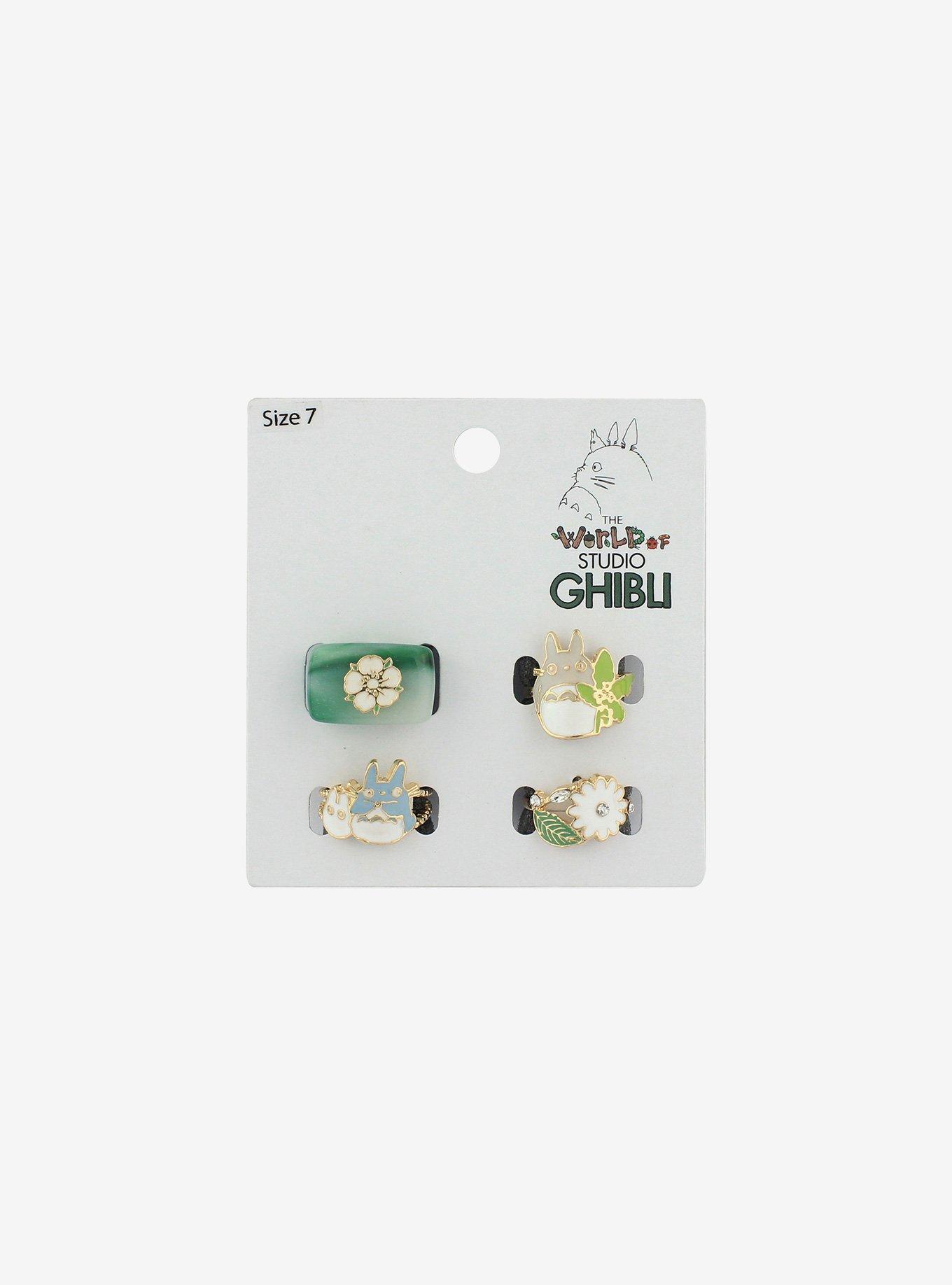 Her Universe Studio Ghibli My Neighbor Totoro Floral Ring Set | Hot Topic