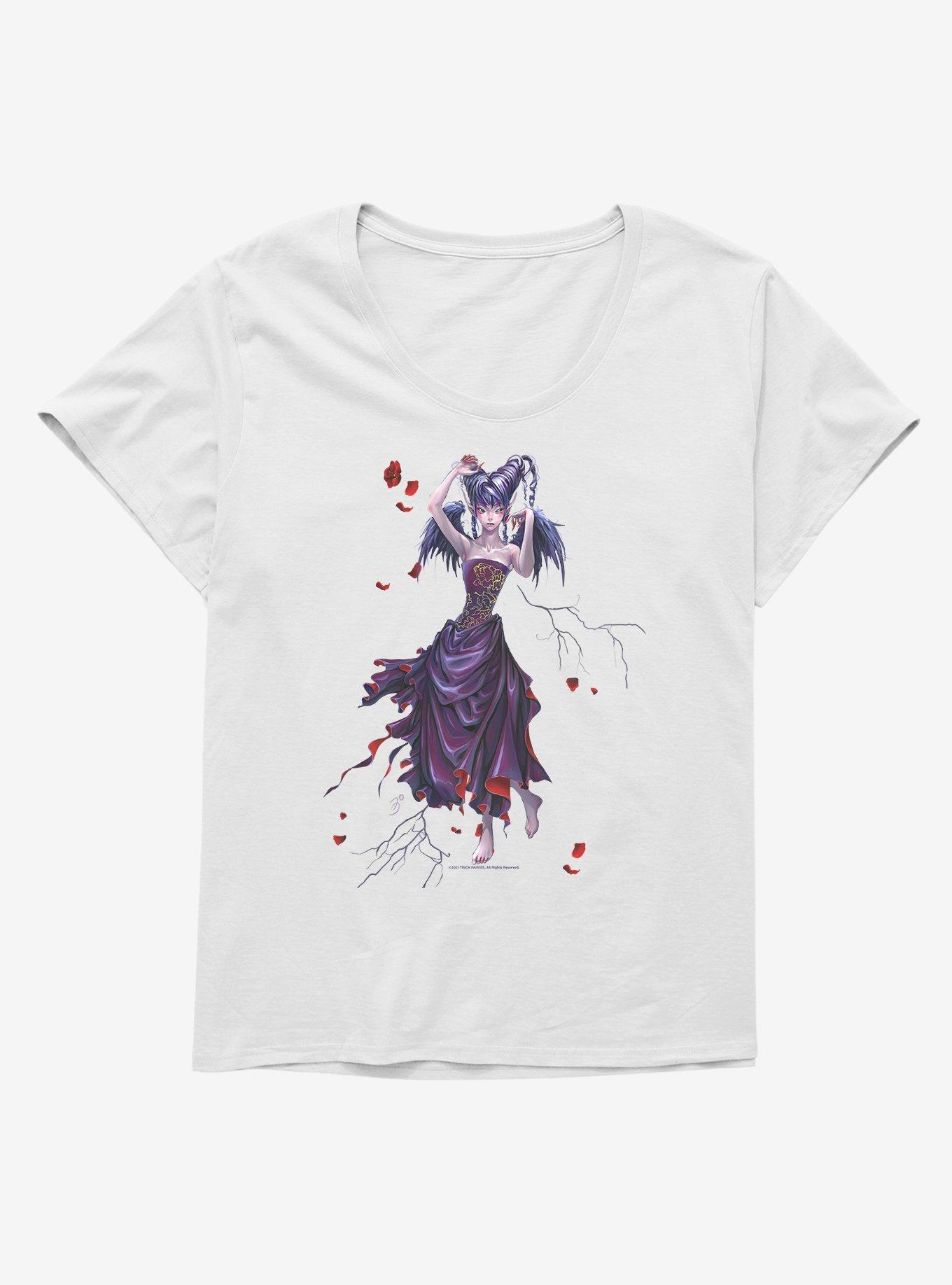 Fairies By Trick Drippy Roses Fairy Girls T-Shirt Plus Size | Hot Topic
