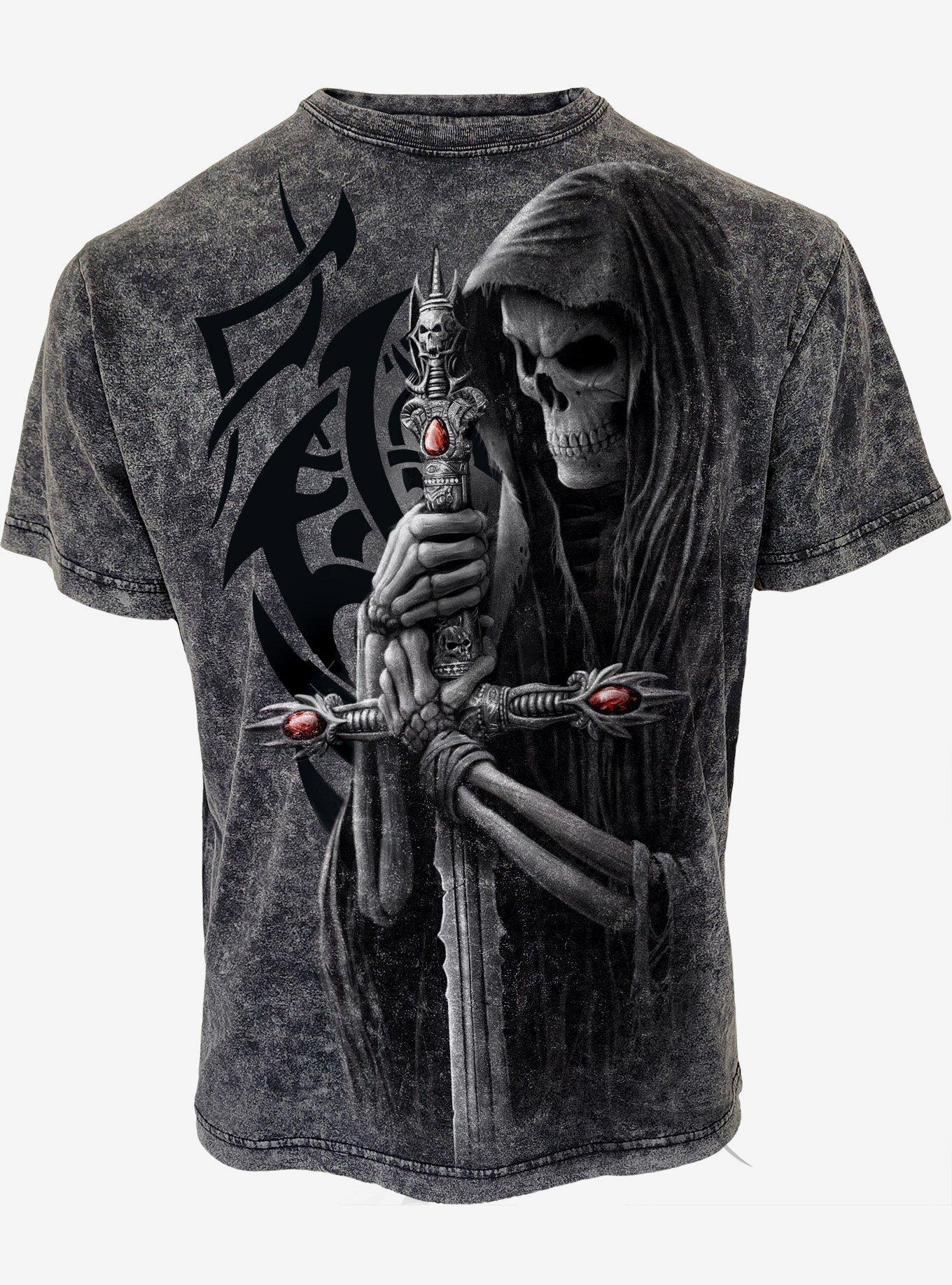 Soul Searcher Acid Wash T-Shirt | Hot Topic