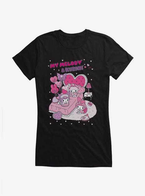 My Melody And Kuromi Sleepover Girls T Shirt Hot Topic