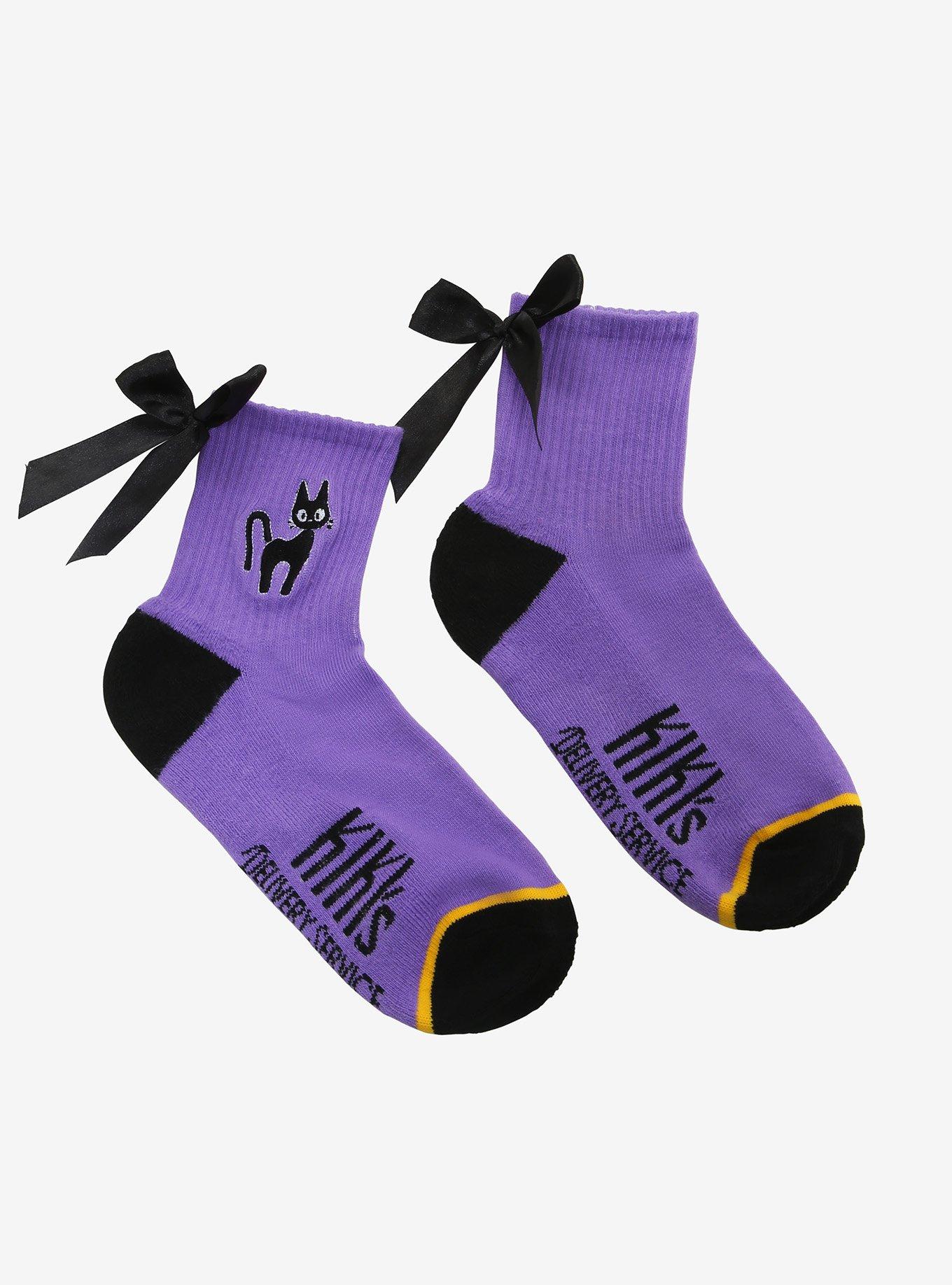 Studio Ghibli Kiki's Delivery Service Bow Ankle Socks | Hot Topic
