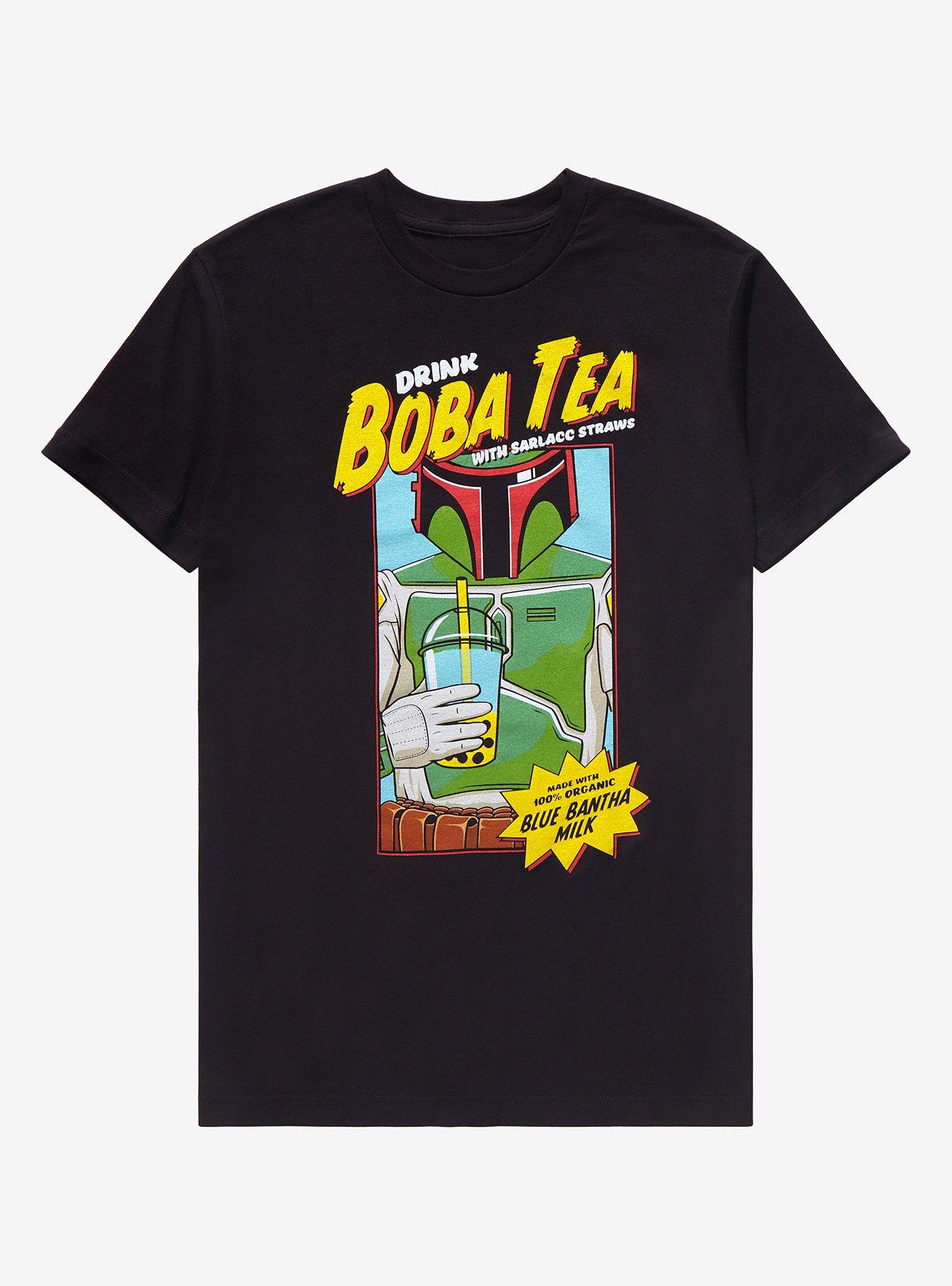 Star Wars Boba Fett Drink Boba Tea T-Shirt - BoxLunch Exclusive | BoxLunch