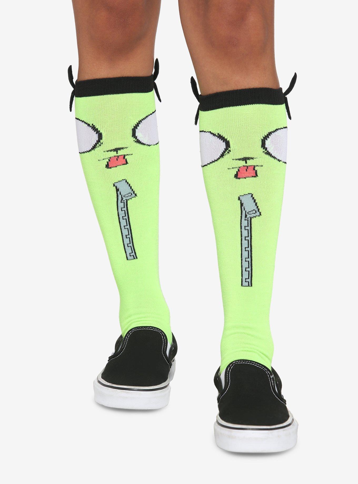 Invader Zim 3d Knee High Socks Hot Topic