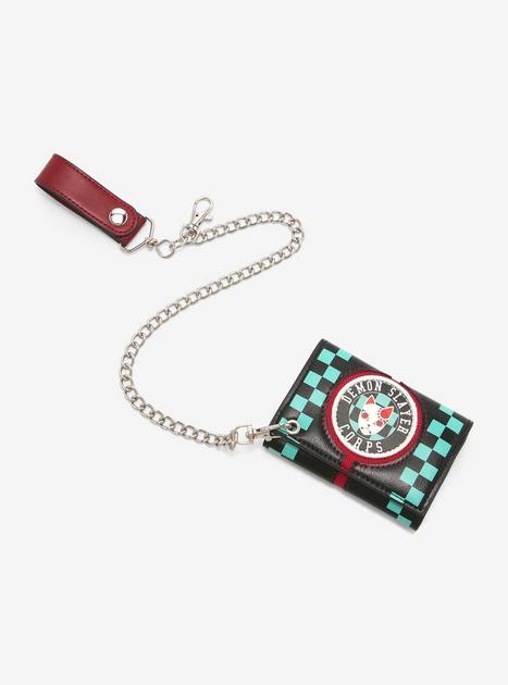 Demon Slayer: Kimetsu No Yaiba Demon Slayer Corps Trifold Chain Wallet ...