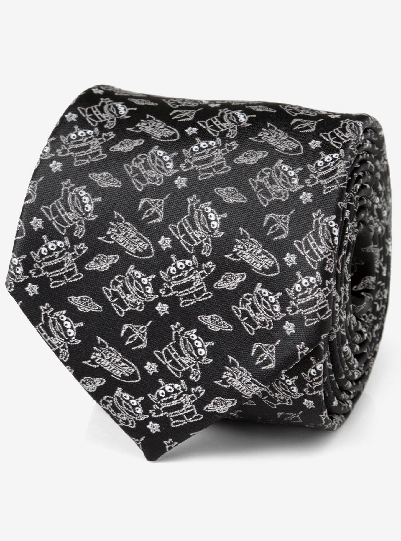 Disney Pixar Toy Story Alien Print Black Tie | BoxLunch