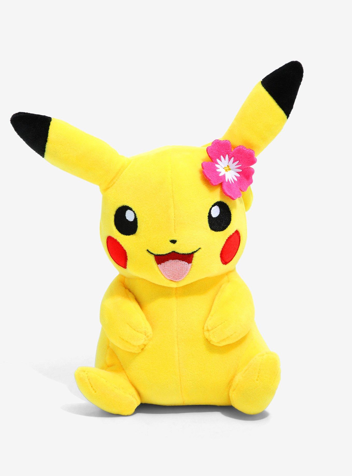 Pokémon Pikachu with Pink Flower 8 Inch Plush | BoxLunch