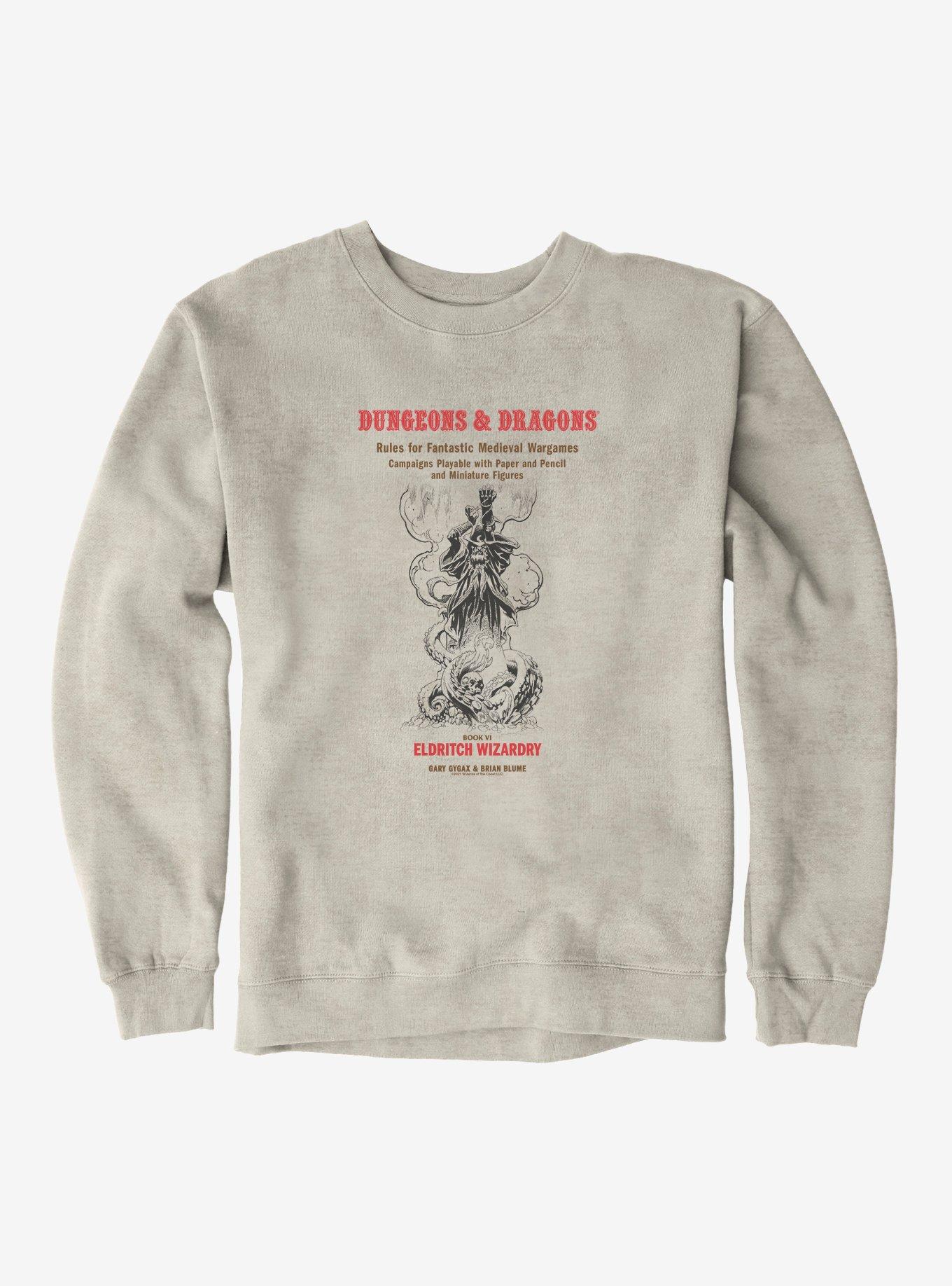 Dungeons & Dragons White Box Sketch Eldritch Wizardry Sweatshirt | Hot ...