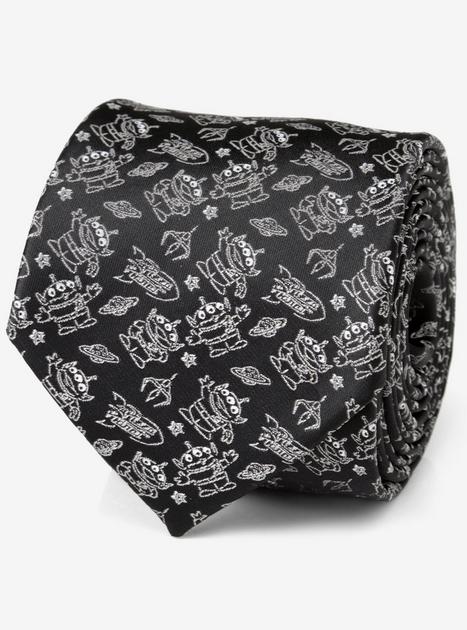 Disney Pixar Toy Story Alien Print Black Tie | Hot Topic