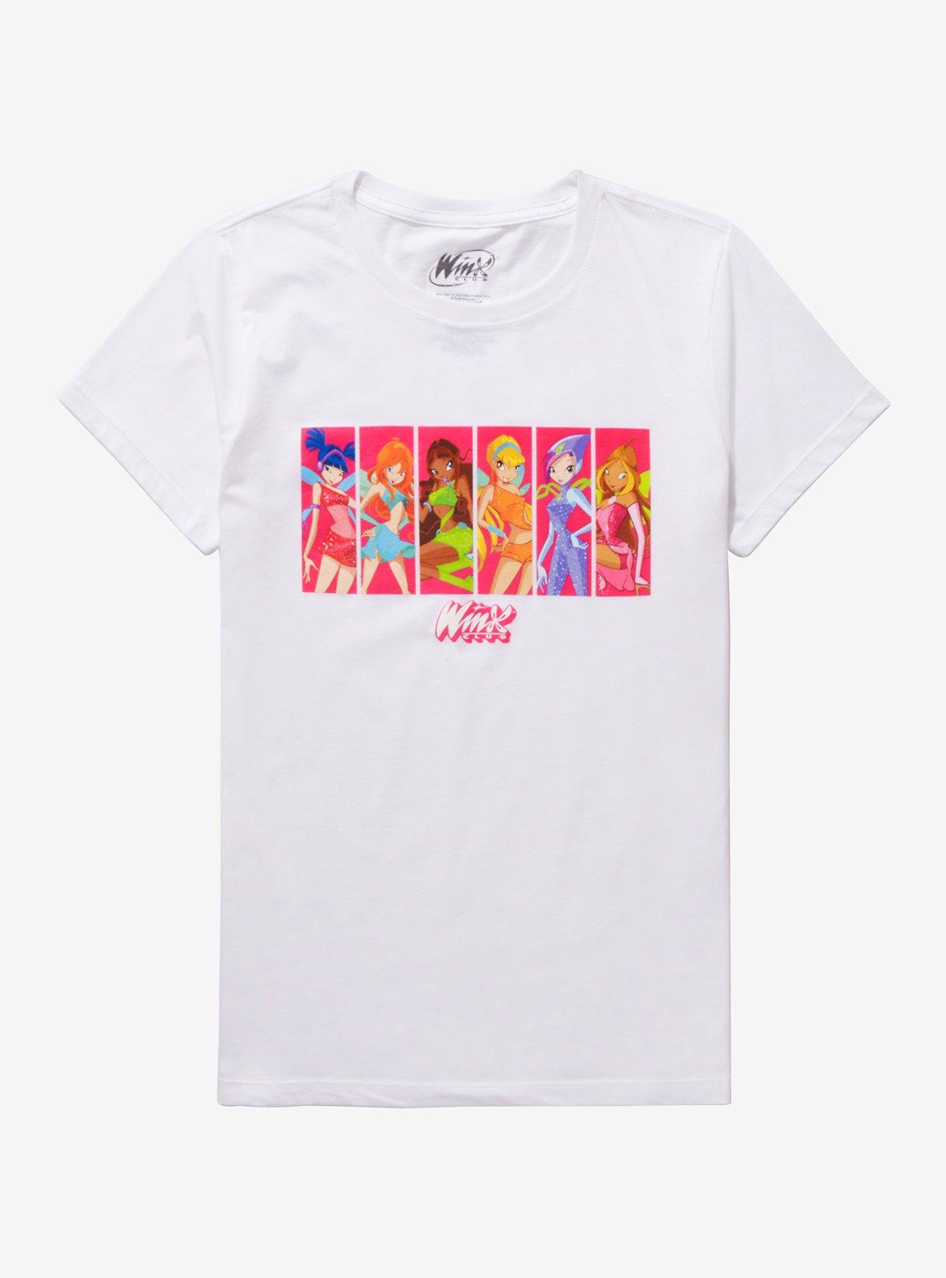Winx Club Fairies Grid Girls T-Shirt | Hot Topic