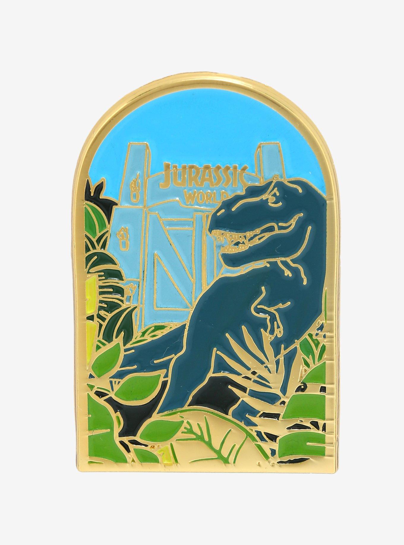 Jurassic World T-Rex Gate Enamel Pin - BoxLunch Exclusive | BoxLunch