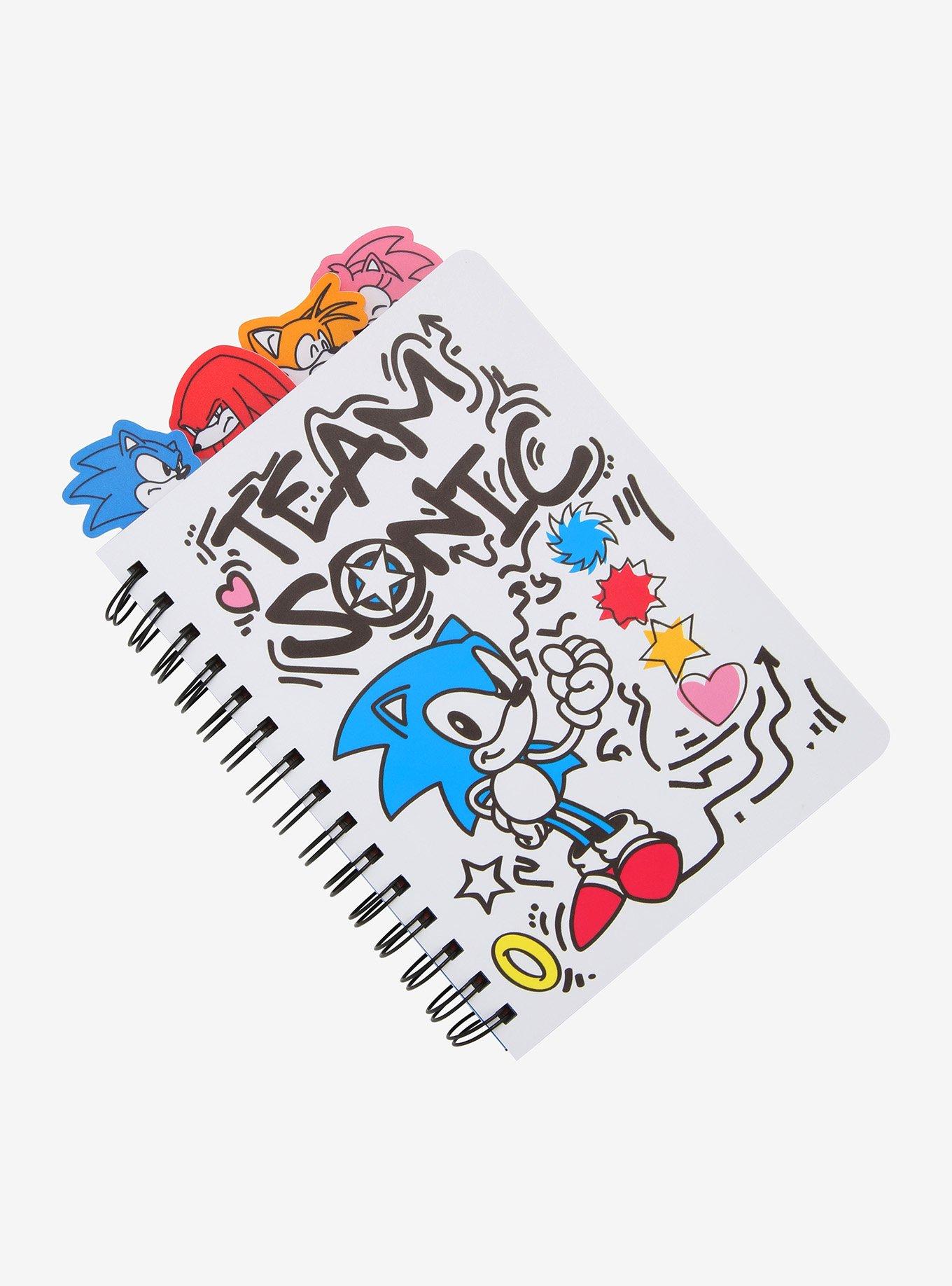 Sonic The Hedgehog Team Sonic Tabbed Journal | Hot Topic