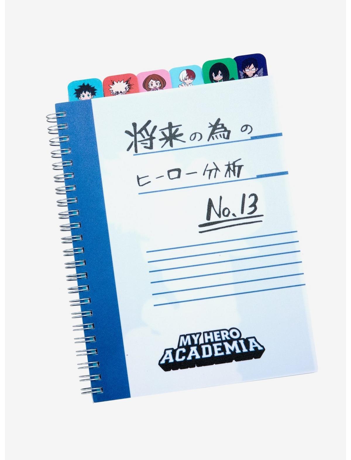 My Hero Academia Tabbed Journal | Hot Topic
