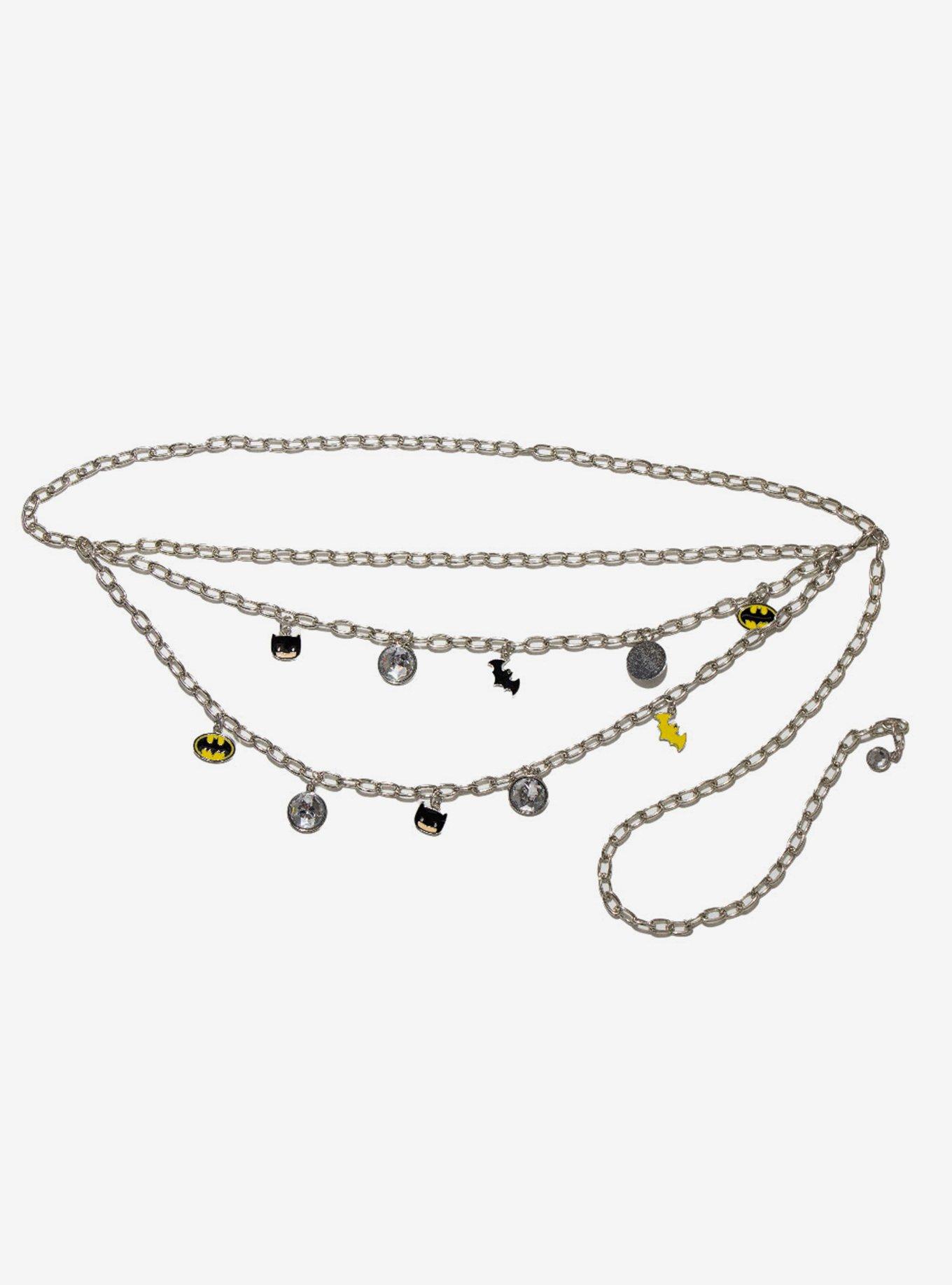 DC Comics Batman Chain Belt With Charms | Hot Topic