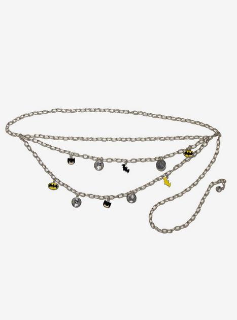 DC Comics Batman Chain Belt With Charms | Hot Topic