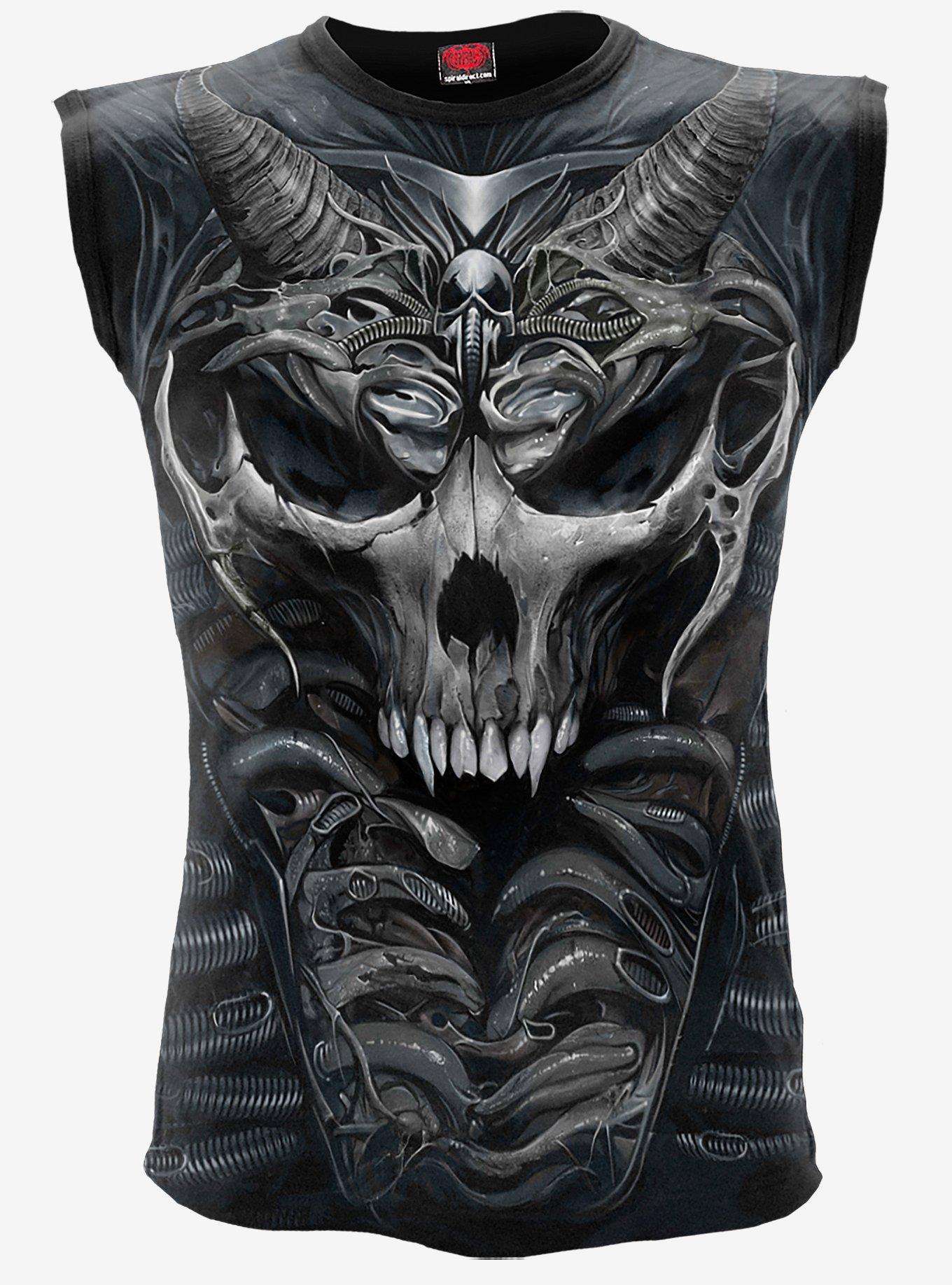 Skull Armour Sleeveless T-Shirt | Hot Topic