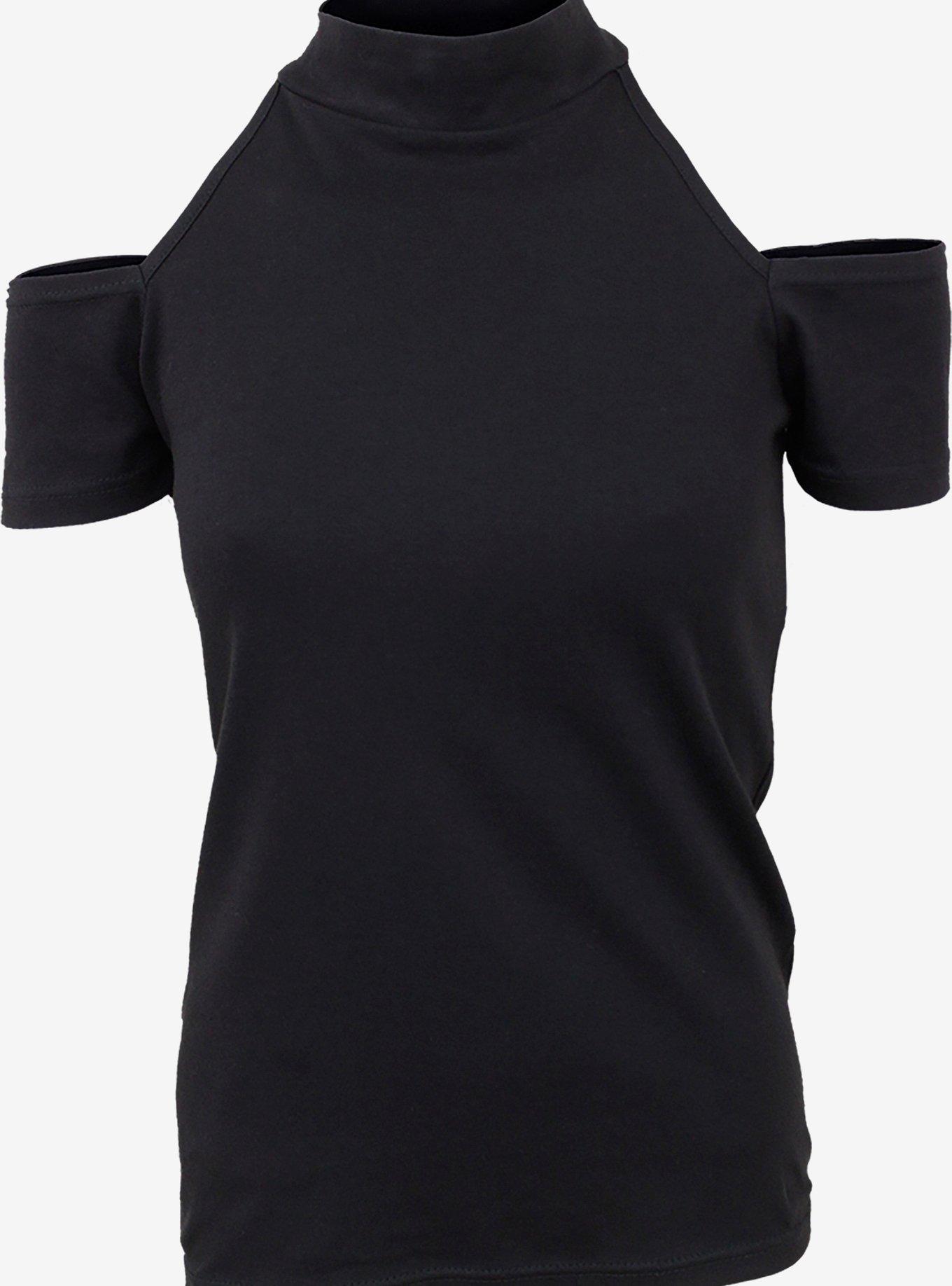 Cold Shoulder Halter Top Hot Topic