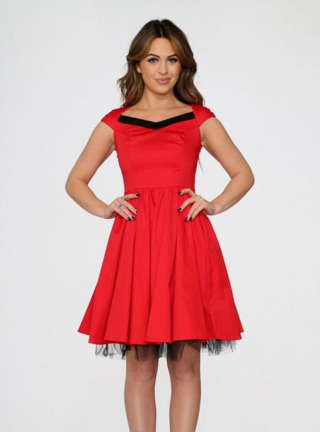 Retro Red Tulle Swing Dress | Hot Topic