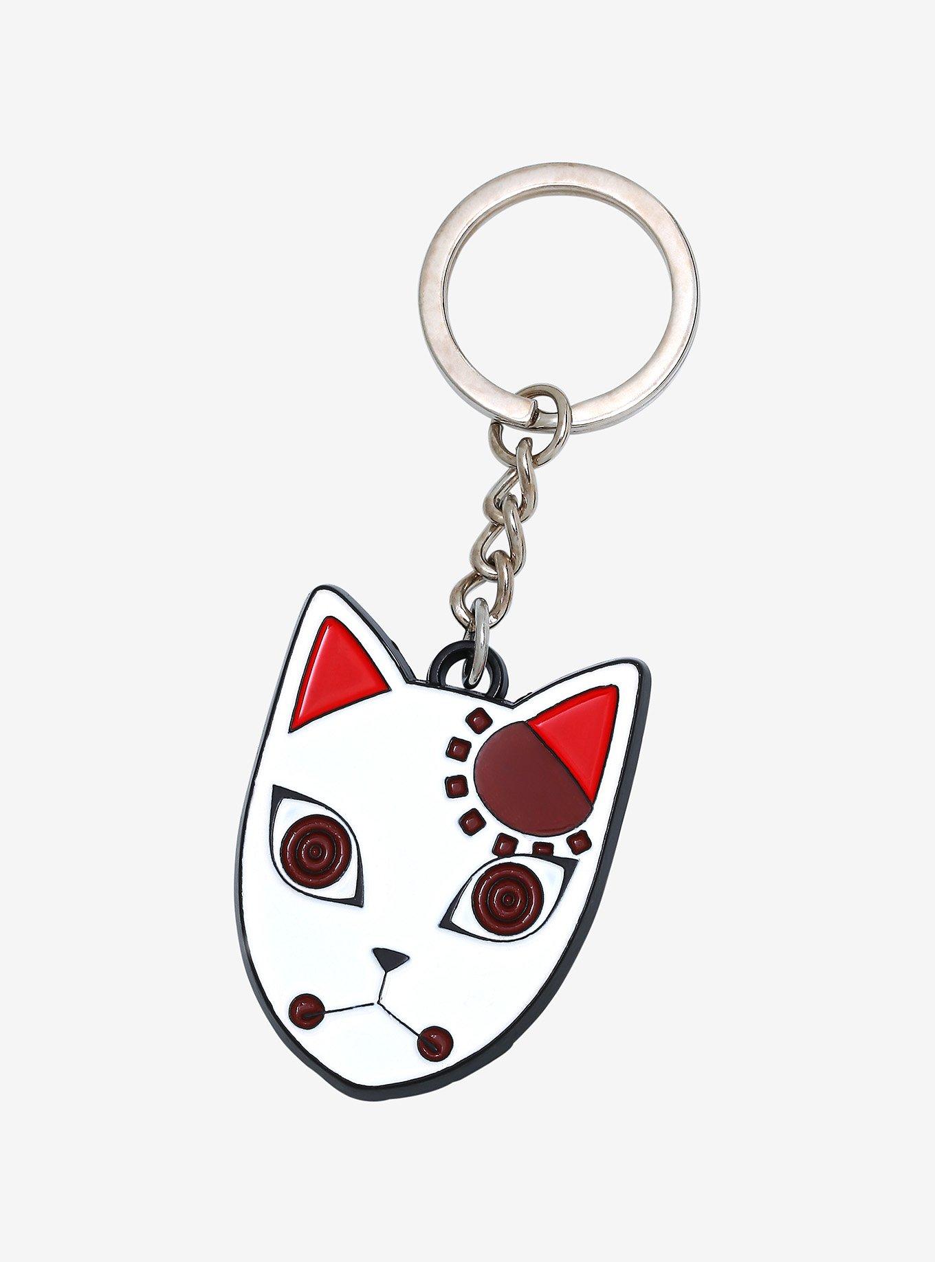 Demon Slayer: Kimetsu no Yaiba Tanjiro Kamado Warding Mask Keychain ...