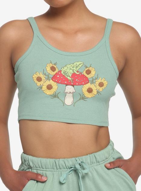 Frog Mushroom Girls Crop Cami | Hot Topic