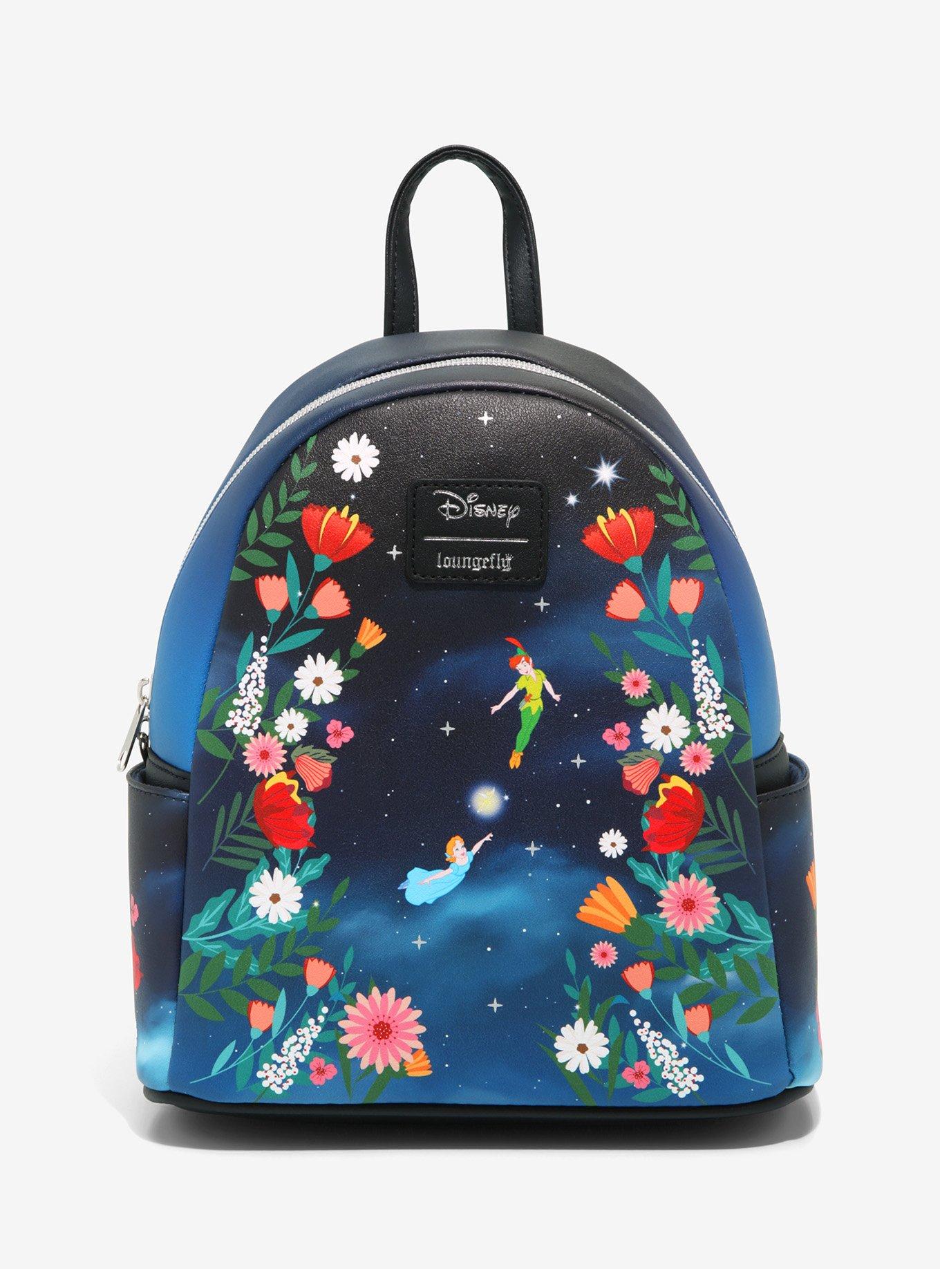 Loungefly Disney Peter Pan Floral Mini Backpack | Hot Topic