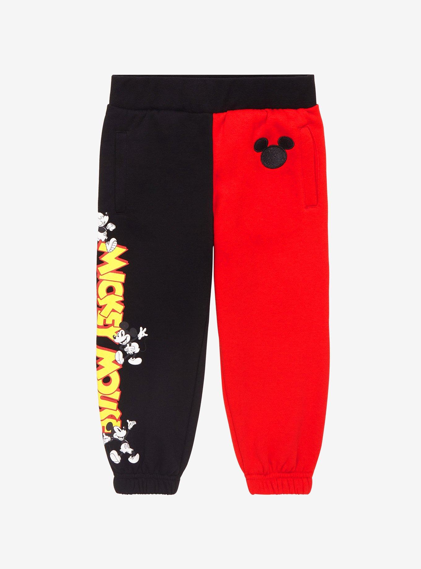 Disney Mickey Mouse Classic Logo Color Block Toddler Joggers | BoxLunch