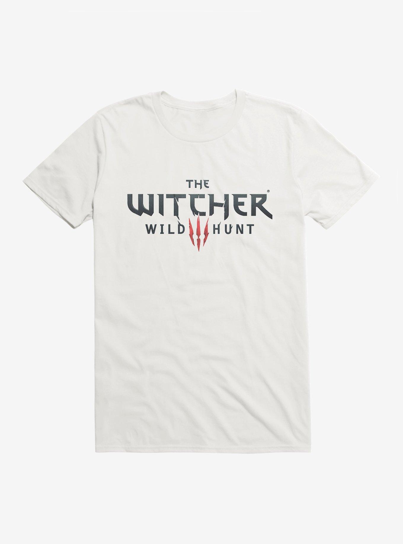 The Witcher Wild Hunt Dark Logo T-Shirt - WHITE | Hot Topic