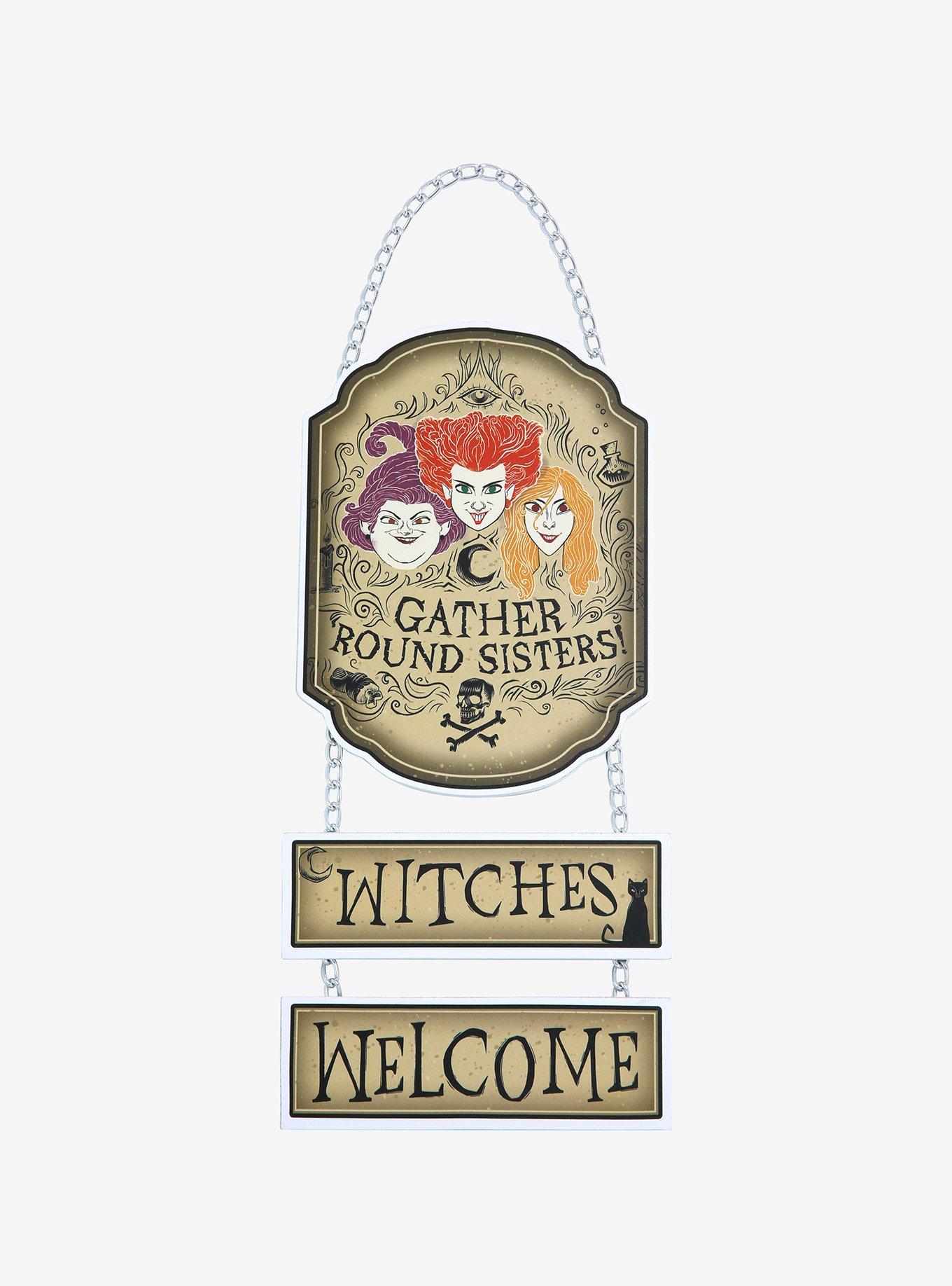 Disney Hocus Pocus Gather Round Sisters Welcome Sign | BoxLunch
