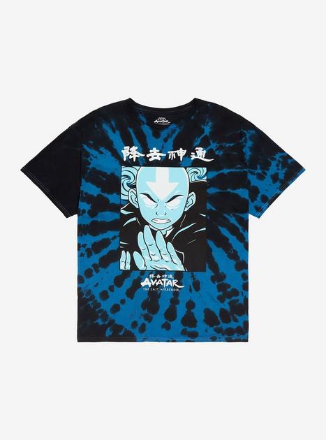 Avatar: The Last Airbender Aang Avatar State Tie-Dye T-Shirt | Hot Topic